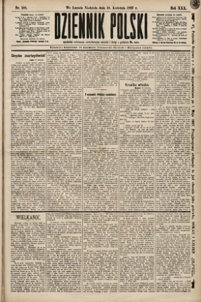 Dziennik Polski. 1897, nr 108 - Jagiellońska Biblioteka Cyfrowa