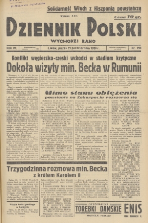 Dziennik Polski : wychodzi rano. R.4, 1938, nr 290 - Jagiellońska ...